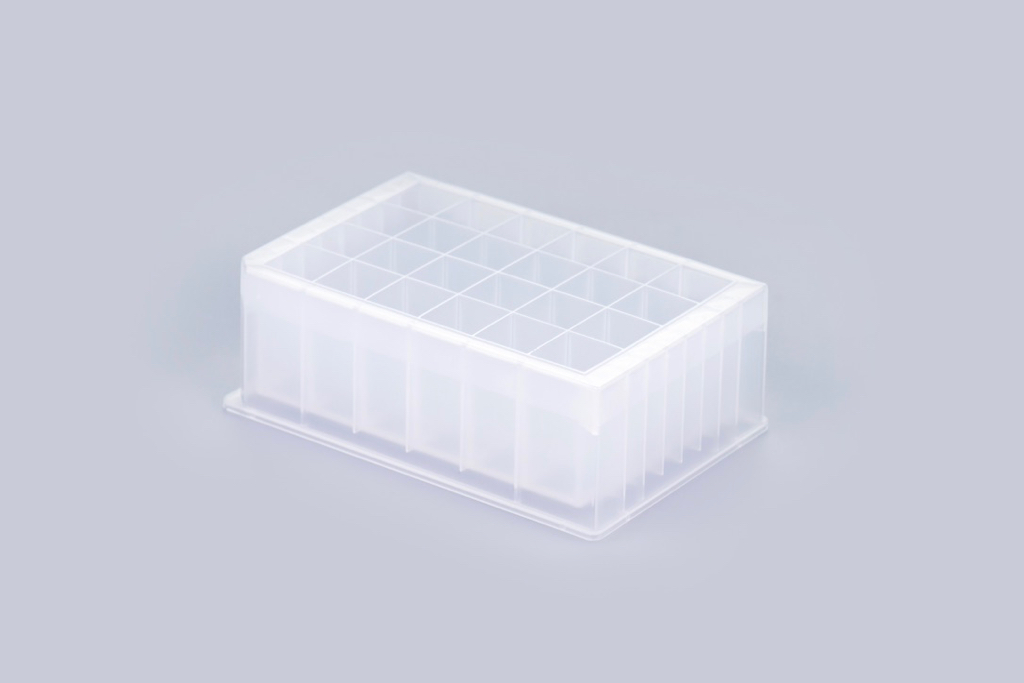 Scienova Webshop - 10 ml 24-Deep Well Plate, transparent, unsteril, 1 St